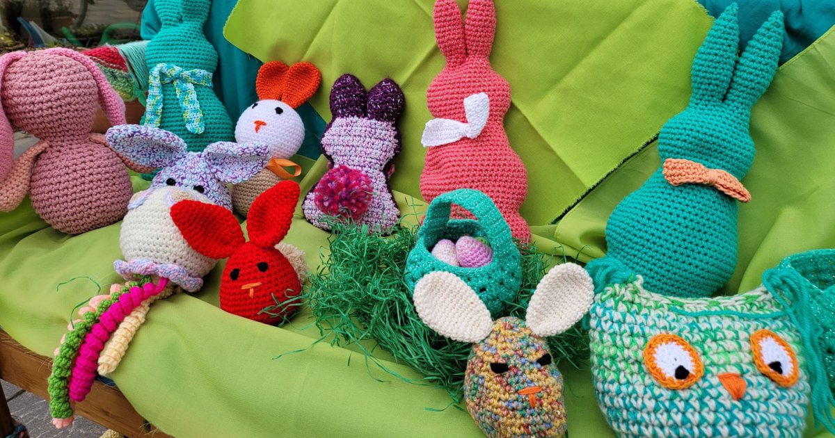 Kreativ-Treff am 25. März auf dem Wochenmarkt mit frühlingshaften und ...